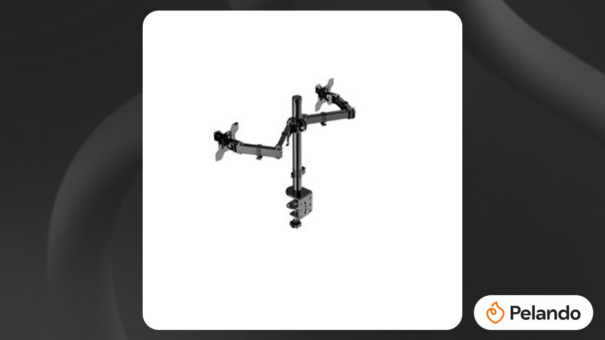 Por R$ 95,30: Suporte Duplo de Monitor KABUM! essentials + KBM! GAMING SME110, Articulado ...