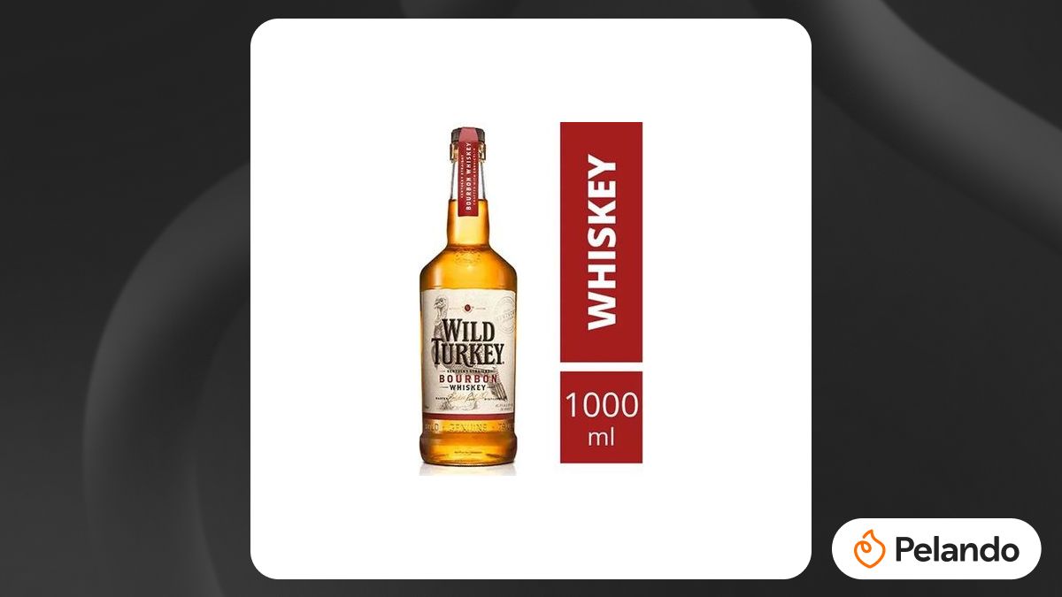 Por R$ 127: Whisky Wild Turkey 81 Bourbon 1L Baunilha | Pelando