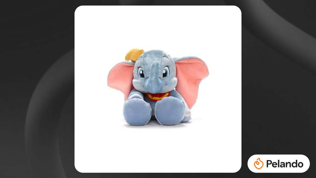 Por R$ 63,43: Disney Pelúcia Dumbo Big Feet 25cm | Pelando