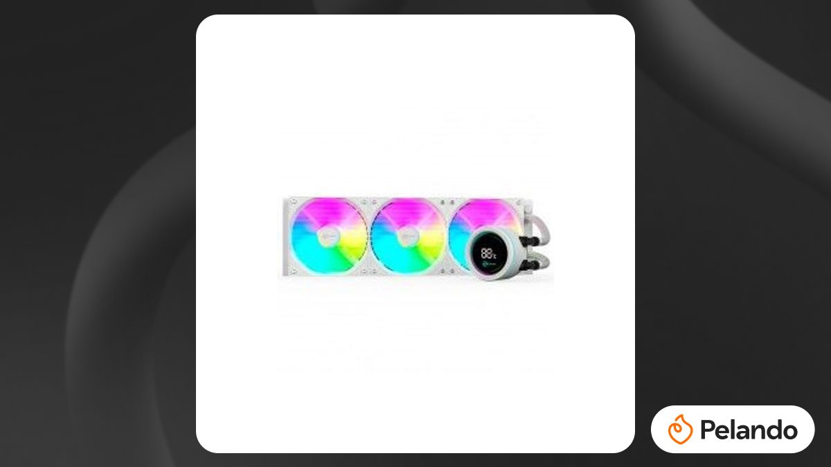 Por R$ 369: Water Cooler Kalkan Alpha 360 ARGB c/ Display Branco | Pelando