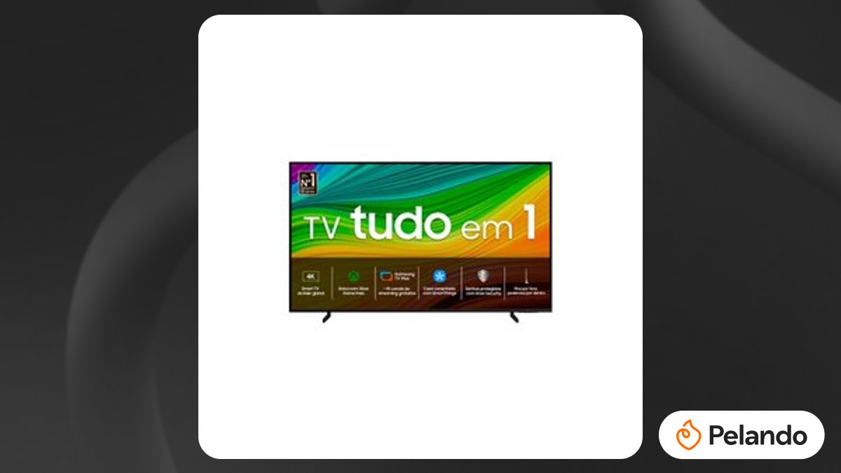 Por R$ 2.499: Smart TV Samsung 55 4K QLED Airslim Gaming Hub Ai Energy ...