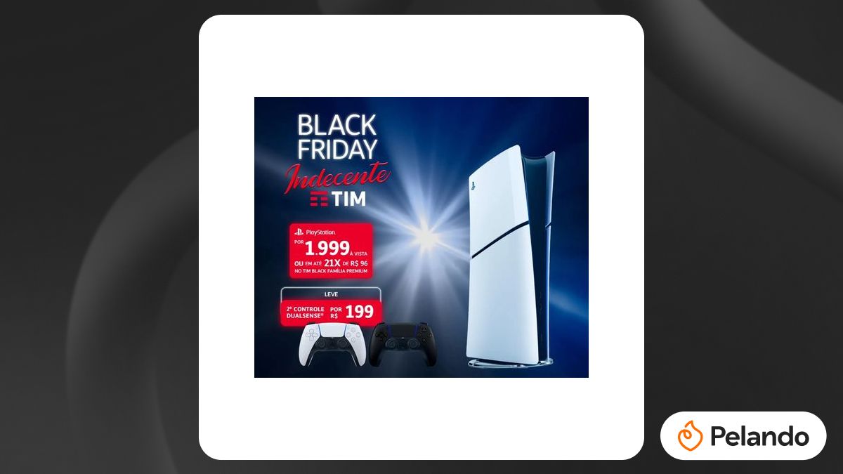 Por R$ 1.999: [TIM Black Família Premium ] PlayStation 5 Slim Edição ...