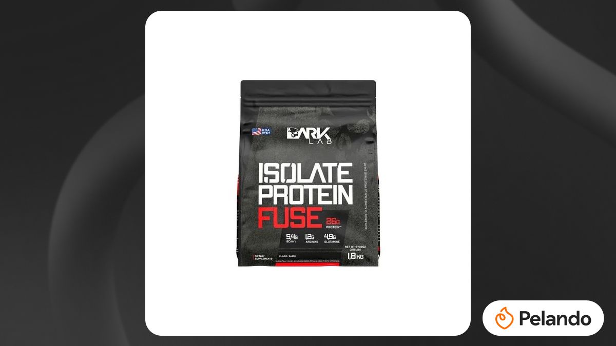 Por R$ 136: Whey Isolate Protein Fuse 1.8kg Baunilha Dark Lab | Pelando