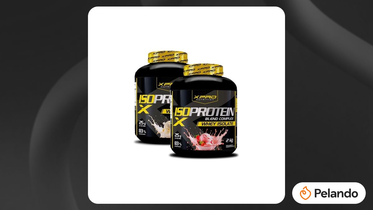 Por R$ 113: Kit 2x IsoProtein Isolado 2kg - XPRO | Pelando