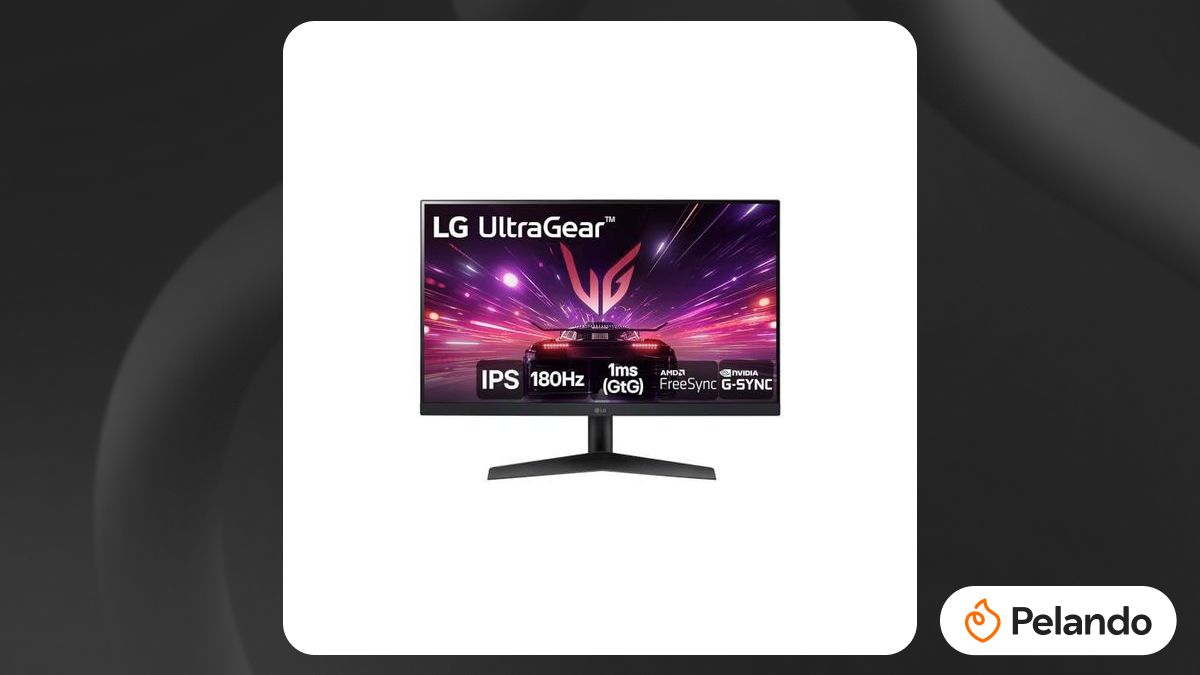 Por R$ 629: Monitor LG UltraGear 24GS60F-B 180Hz HDR | Pelando