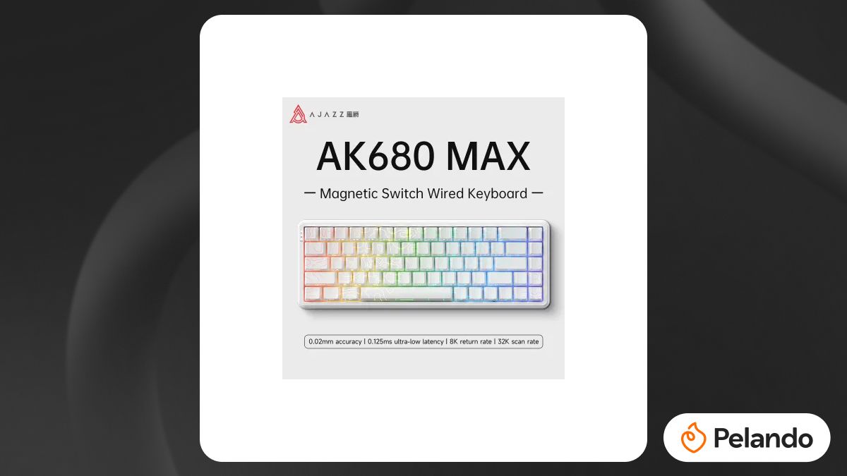 Por R$ 171: Ajazz ak680 max interruptor magnético teclado mecânico | Pelando
