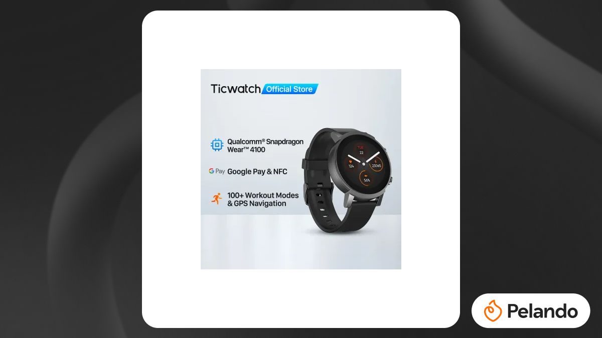 Por R$ 496: [Com Taxa] Smartwatch Ticwatch E3 com Wear OS Snapdragon 4100 8GB/1gb ip68 Google ...