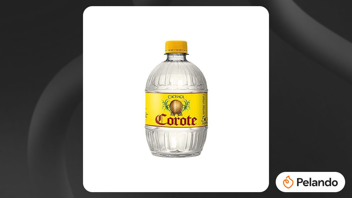 Por R$ 8,42: [Prime] Cachaça Corote Pet 500ml | Pelando