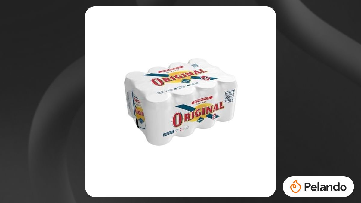 Por R$ 46,68: Cerveja Pilsen Original 350ml - Pack com 12 Latas | Pelando