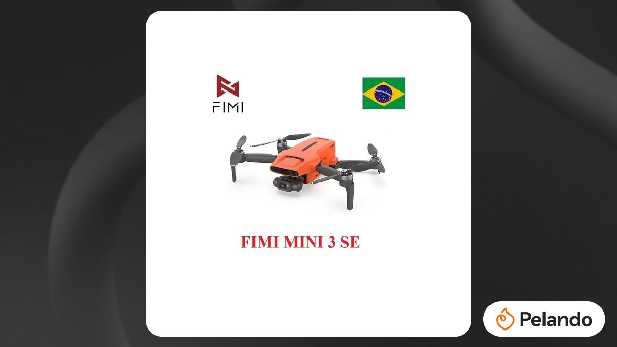Por R$ 1.378: [Do Brasil] Drone 4K Estabilizado 9km Rastreamento Fimi Mini 3 SE | Pelando