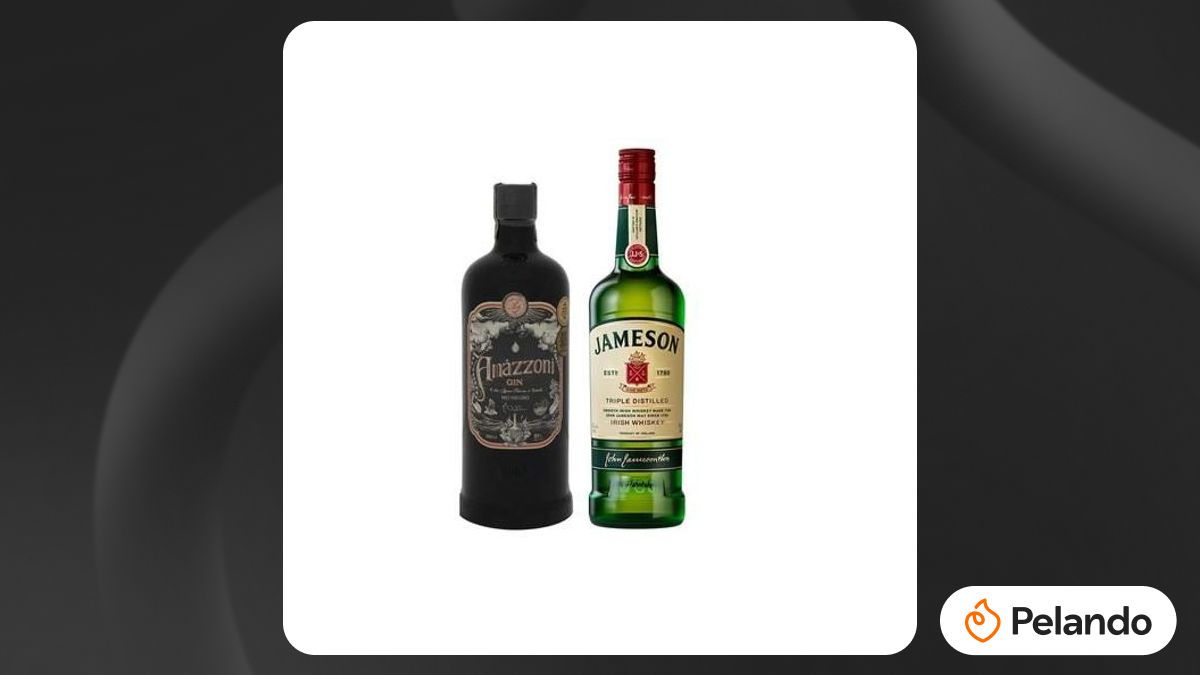 Por R$ 84,99: Kit Gin Amázzoni Rio Negro 750ml + Whisky - Jameson ...