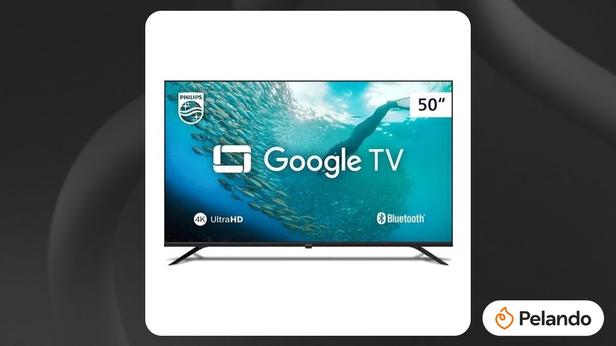 Por R$ 1.584: Smart Tv Philips 50 4k 50pug7019 Google Tv Comando De Voz ...