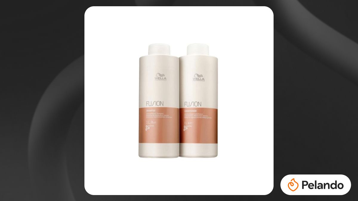 Por R$ 123: Kit Fusion Shampoo e Condicionador - Wella | Pelando