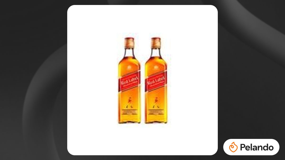 Por R$ 59,00: Whisky Red Label 500ml 2 Unidades Johnnie Walker | Pelando