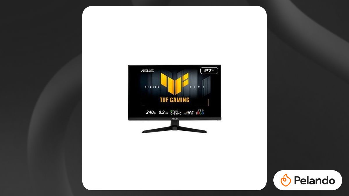 Por R$ 871: Monitor Gamer ASUS TUF 27", Full HD, 240Hz, 0.3ms, Fast IPS ...