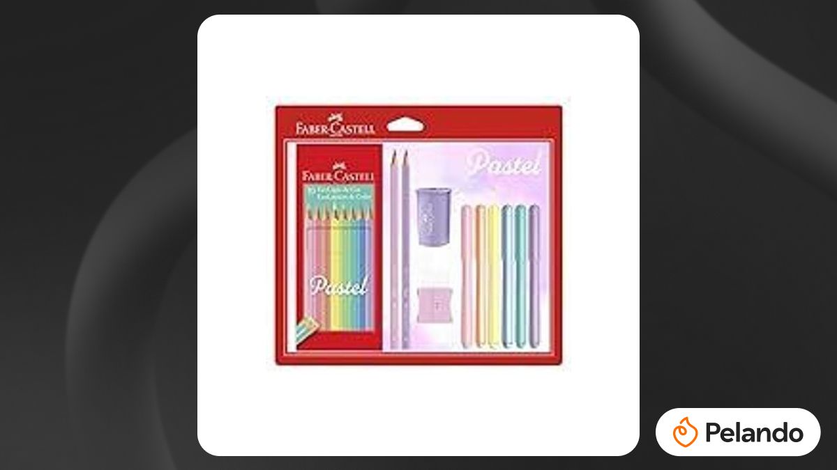 Por R$ 23,90: Kit Tons Pastel Faber-Castell | Pelando