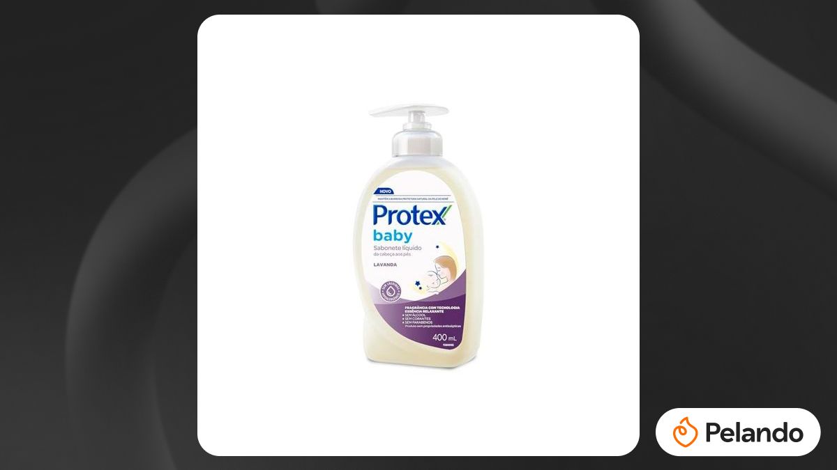 Por R$ 15,00: Protex Baby Sabonete Líquido Lavanda 400ml | Pelando