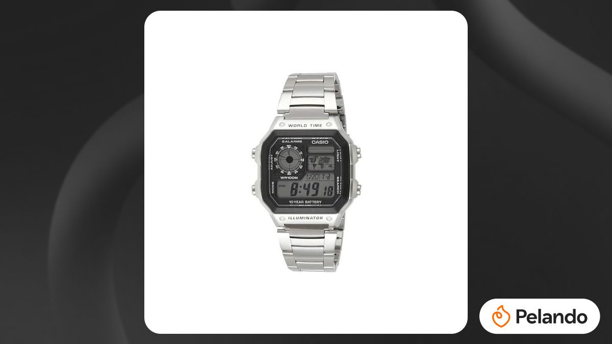Por R$ 273: Relógio Casio Masculino Standard AE-1200WHD-1AVDF | Pelando