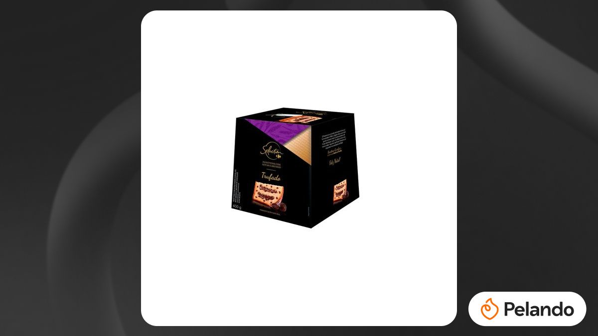 Por R$ 9,99: (Regional) Panetone Trufado Chocolate Carrefour Selection ...