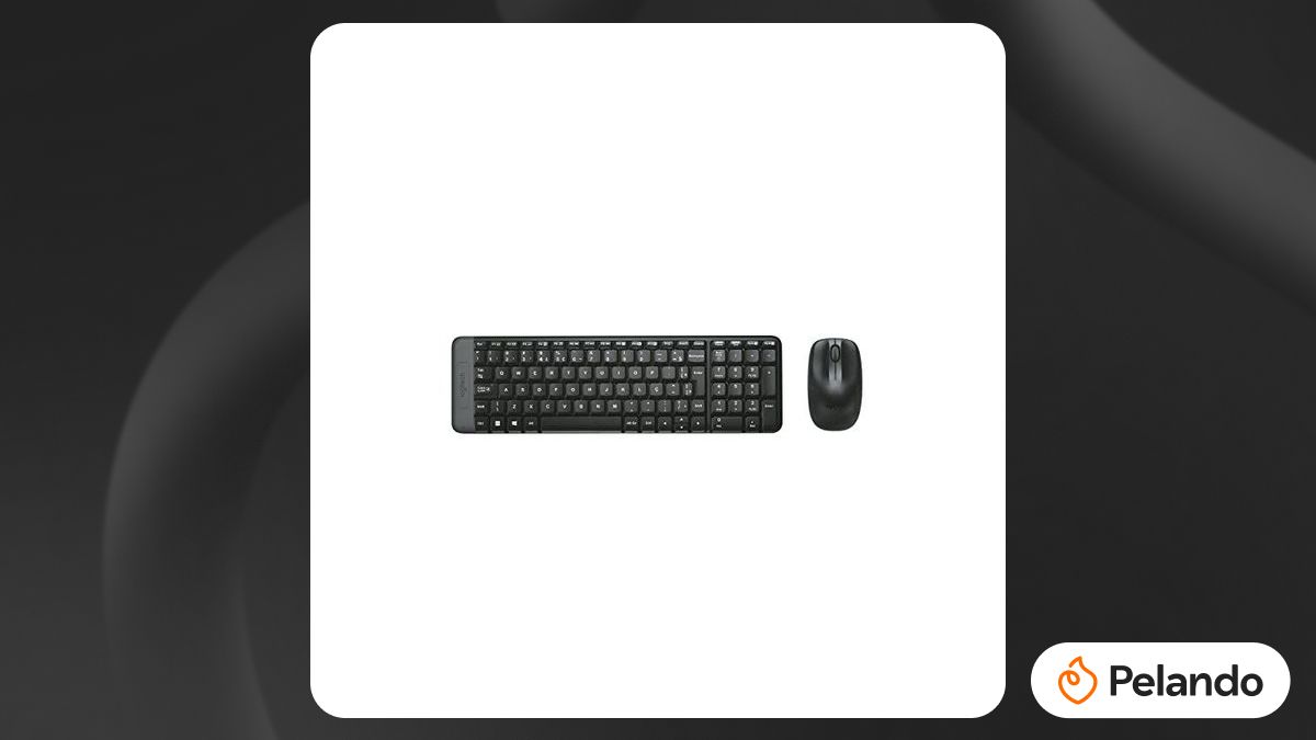 Por R$ 107: Combo Teclado e Mouse sem Fio Logitech MK220 | Pelando