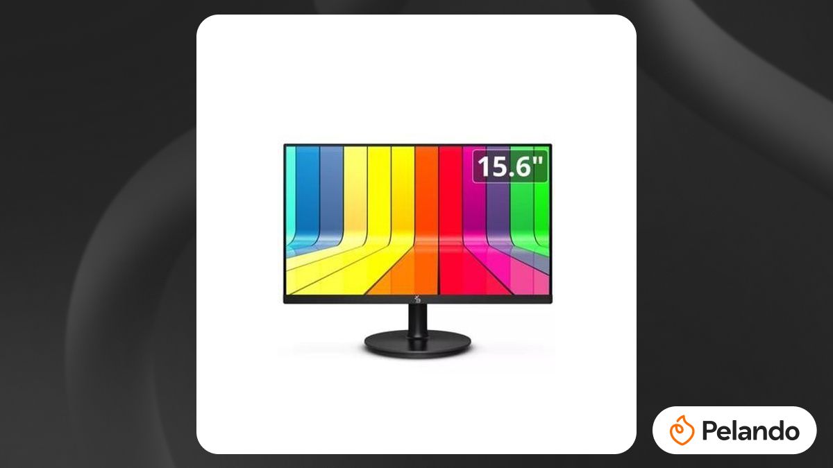 Por R$ 152: Monitor 15.6" LED, Widescreen, HD, HDMI, VGA, VESA, Ajuste ...
