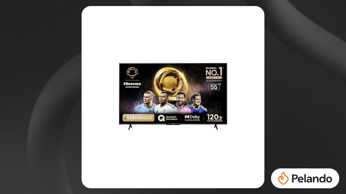 Por R$ 2.359: Smart TV 4K 55" Mini LED Google TV HDR Dolby Atmos | Pelando