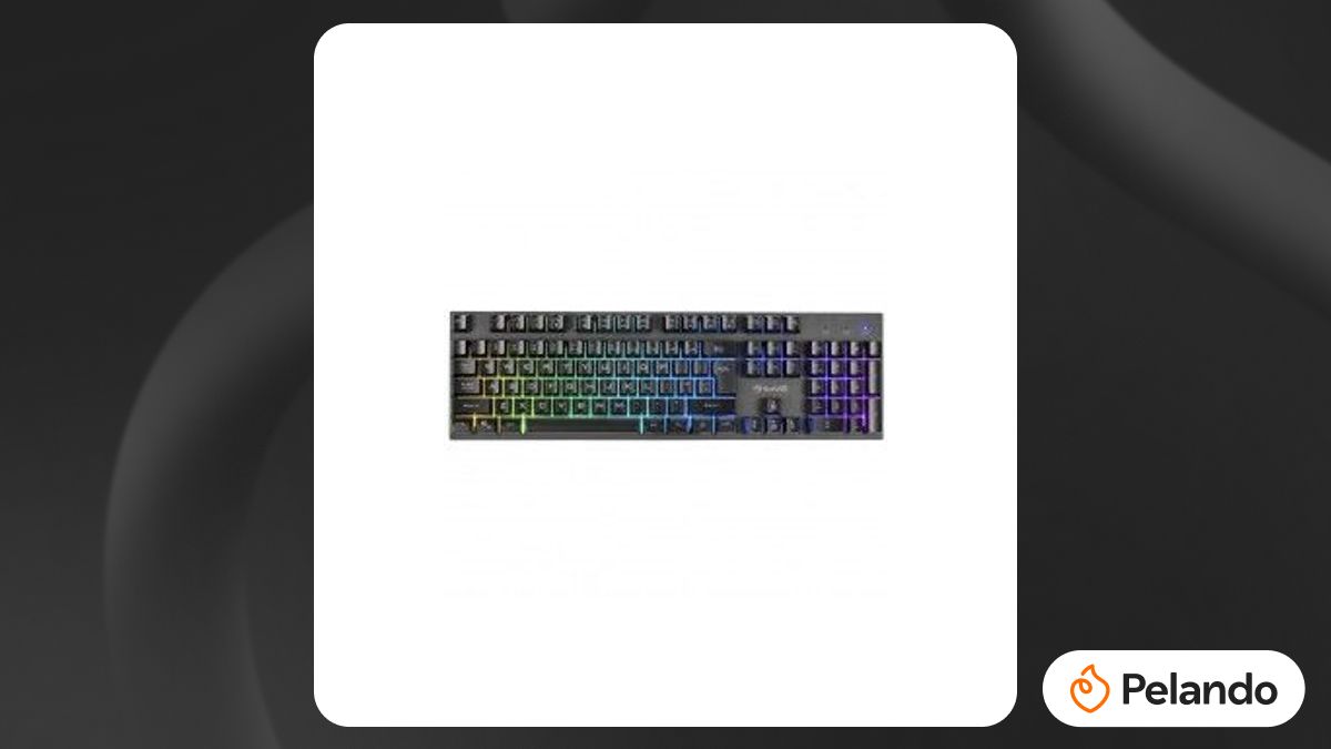 Por R$ 39,9: Teclado Gamer Marvo K604 RGB Membrana Preto | Pelando