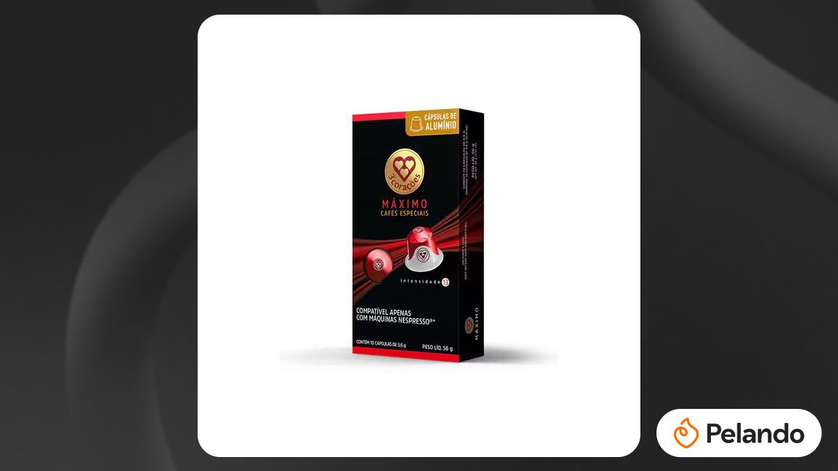 Por R$ 11,99: Cápsula de café Compatível com Nespresso, Máximo, Três ...