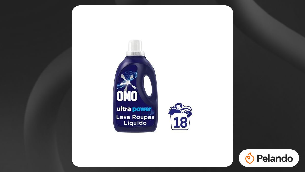 Por R$ 21,99: Omo Lava Roupas Líquido Ultra Power 1,8 Litros | Pelando
