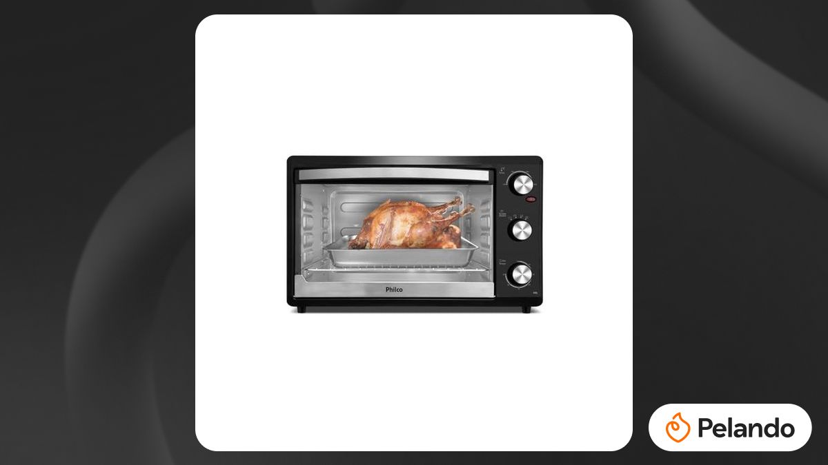 Por R$ 261: Forno Elétrico Philco 44L 127V Dupla Resistência | Pelando