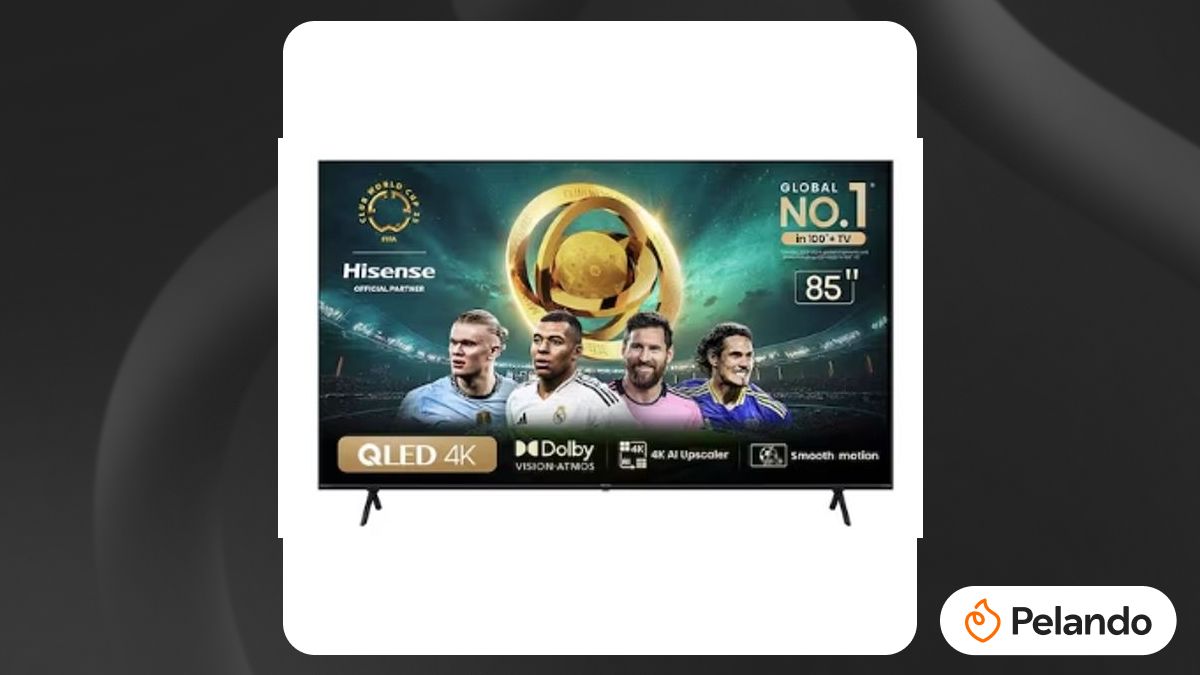 Por R$ 6.498: Smart TV 85" UHD 4K QLED Hisense 85Q6N Google TV com HDR10+, Dolby Atmos, Modo ...