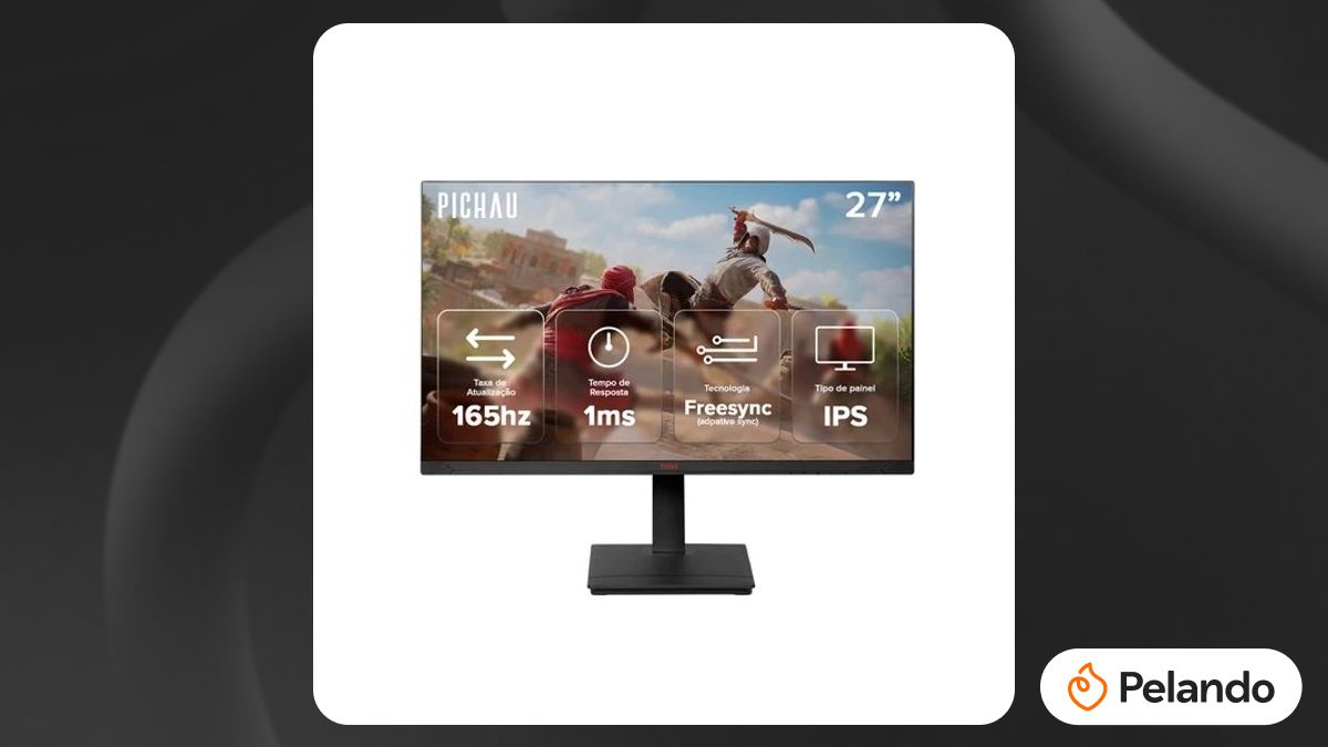 Por R$ 932: Monitor Gamer Pichau Centauri Pulse 27, IPS, QHD, 165Hz ...
