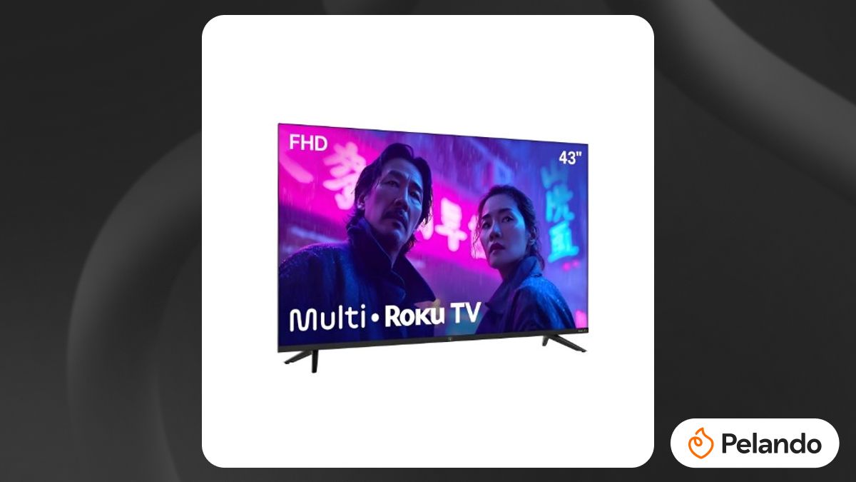 Por R$ 980: Smart TV Multi Roku 43" Smart DLED FHD Wi-fi 3 HDMI | Pelando