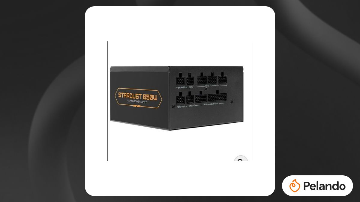 Por R$ 300: Fonte Pichau Stardust 650W Modular Bronze Preto | Pelando