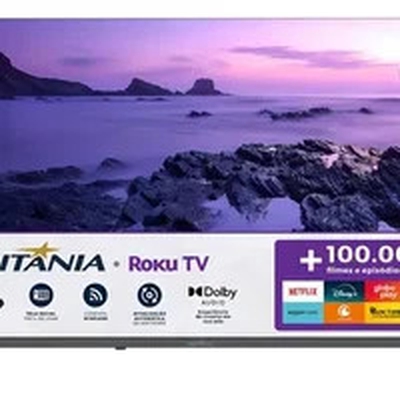 Por R$ 1.070: Smart TV 43” Britânia BTV43VA4REGB Roku TV LED Dolby ...