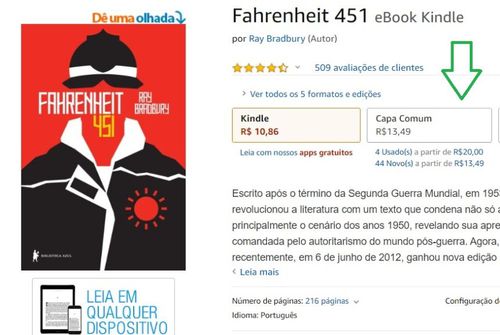 Por R$ 11,00: [eBook ] Fahrenheit 451 | Pelando