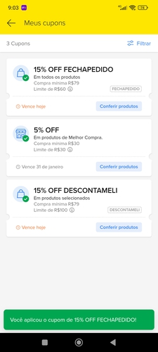 Cupom Mercado Livre 15% OFF, Limite de R$ 60 OFF | Pelando